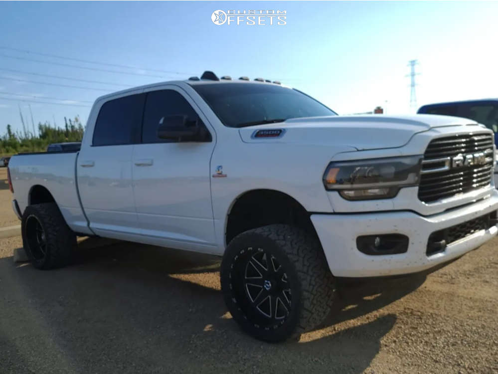 2019 Ram 3500 with 22x12 -44 TIS 544BM and 33/14.5R22 Venom Power Terra ...
