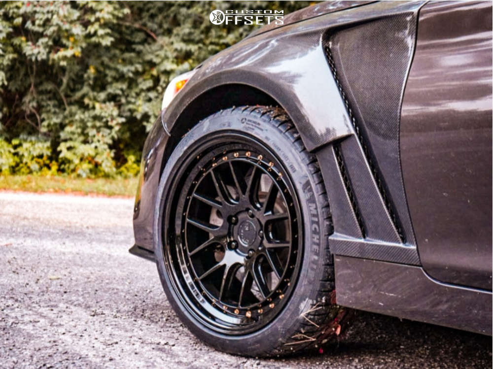 2015 INFINITI Q50 with 19x9.5 22 Aodhan DS06 and 235/40R19 Michelin ...