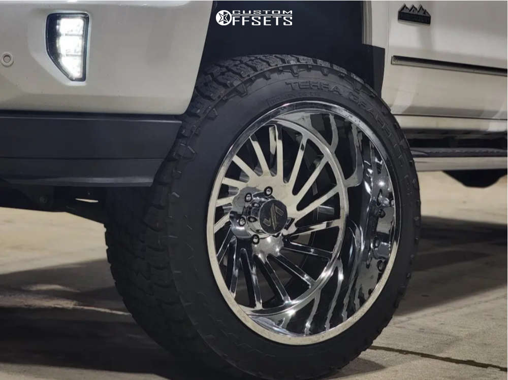 2017 Chevrolet Silverado 1500 with 24x14 -81 ARKON OFF-ROAD Caesar and ...