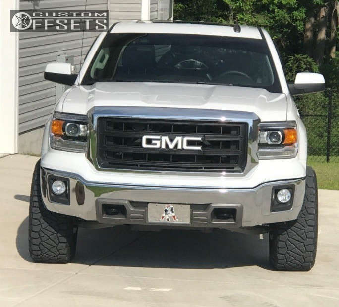 2015 GMC Sierra 1500 with 20x12 -44 Hostile Exile and 295/55R20 Nitto ...