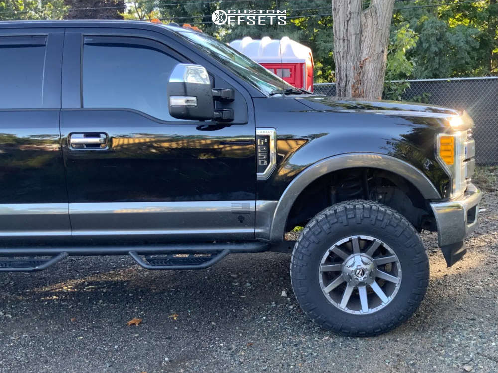 2017 Ford F-250 Super Duty with 20x10 -18 Fuel Contra and 37/12.5R20 ...