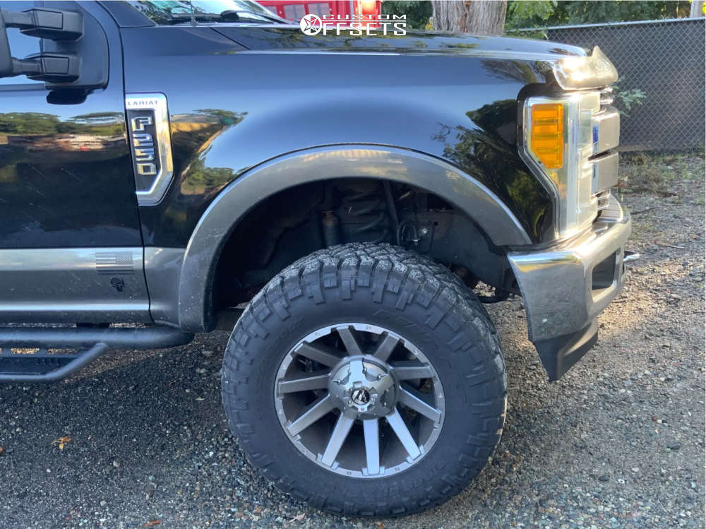 2017 Ford F-250 Super Duty with 20x10 -18 Fuel Contra and 37/12.5R20 ...