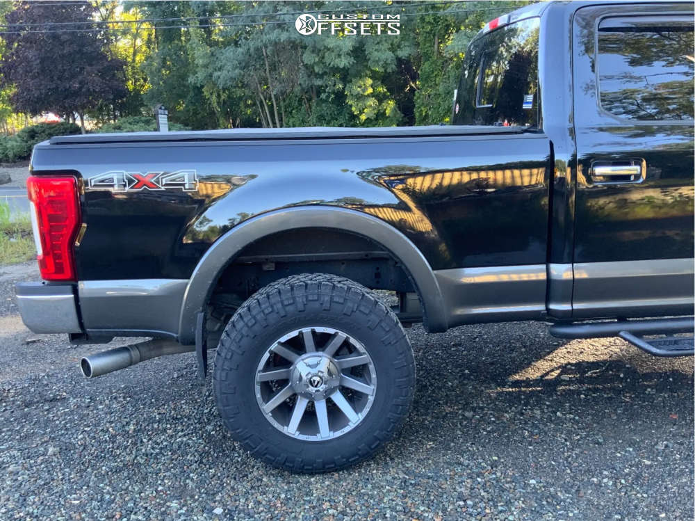 2017 Ford F-250 Super Duty with 20x10 -18 Fuel Contra and 37/12.5R20 ...