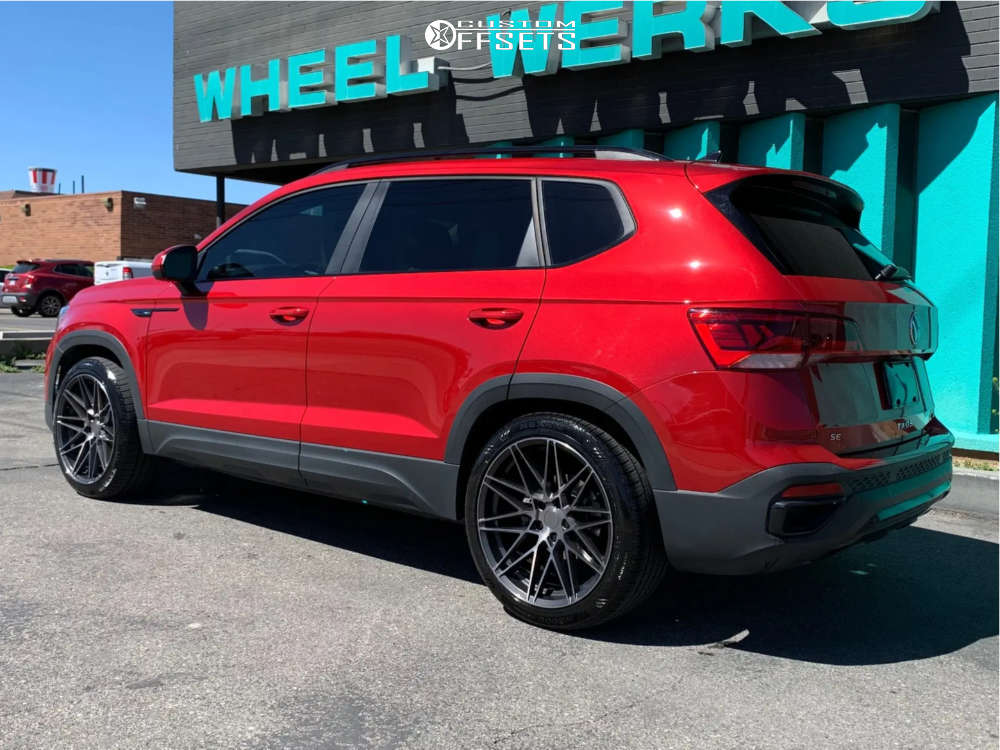 2022 Volkswagen Taos with 19x9.5 39 Beyern Damon and 255/40R19 Nexen ...