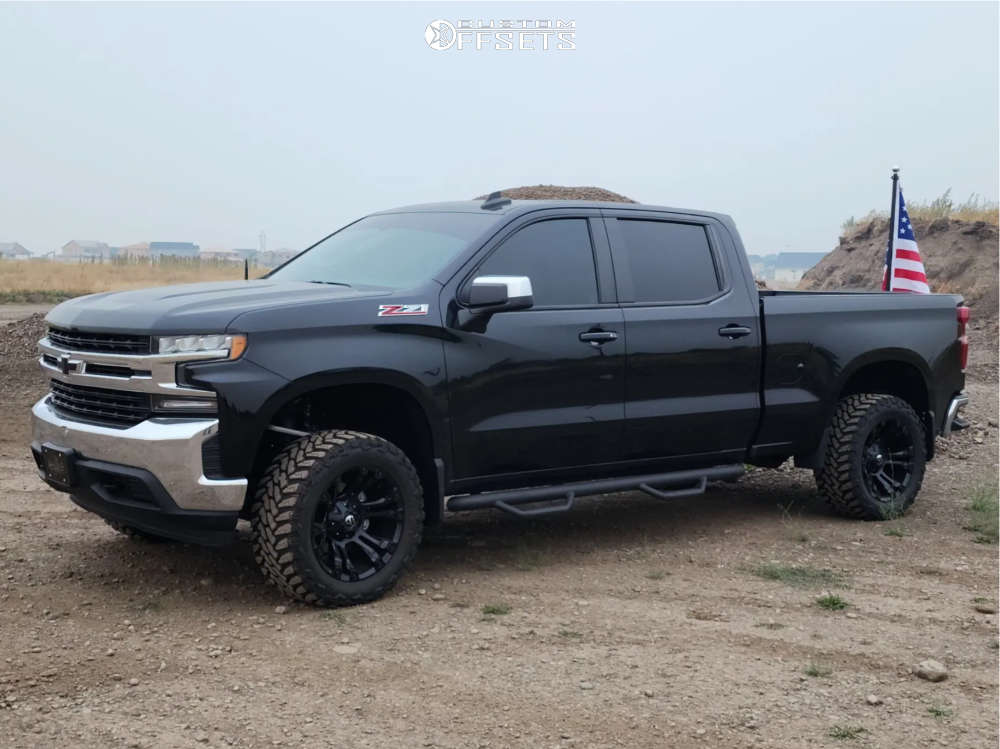 2021 Chevrolet Silverado 1500 with 20x10 -18 Fuel Vapor and 33/12.5R20 ...