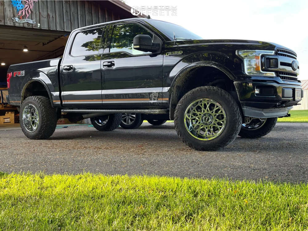 2020 Ford F-150 with 20x12 -51 Vision Rocker and 35/12.5R20 Fuel Mud ...