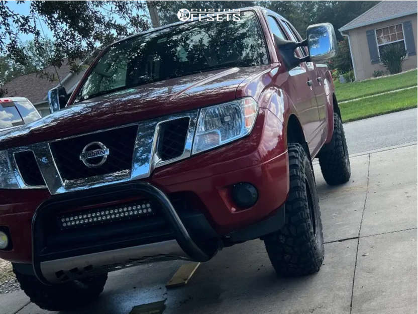 2018 Nissan Frontier with 16x8 15 Fuel Vector and 285/75R16 Cooper ...