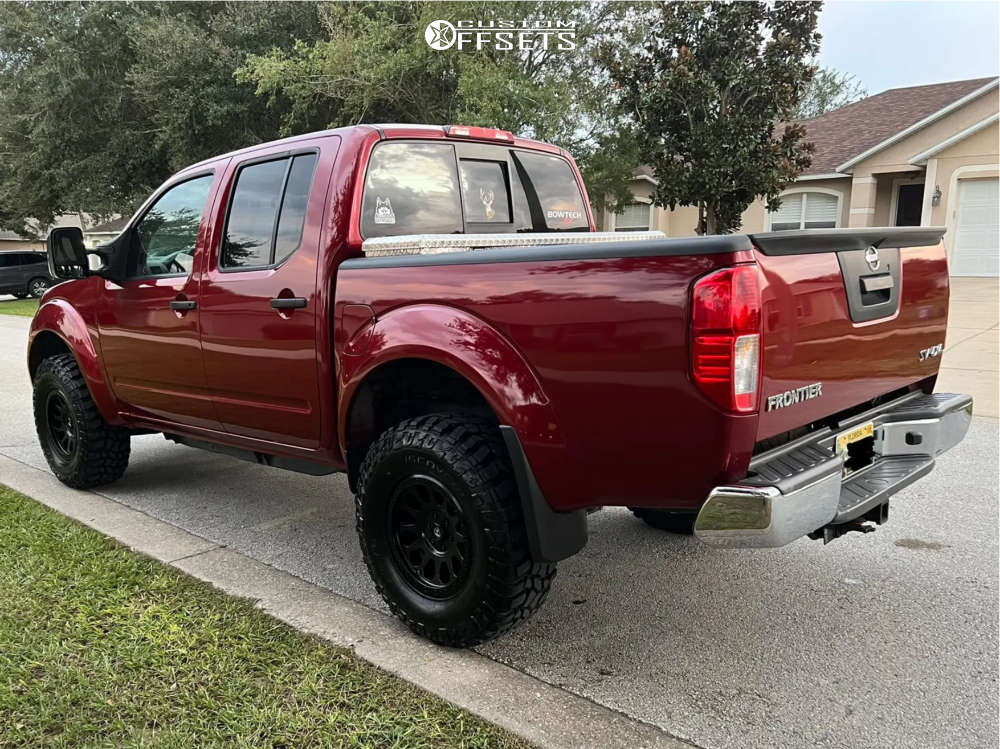 2018 Nissan Frontier with 16x8 15 Fuel Vector and 285/75R16 Cooper ...