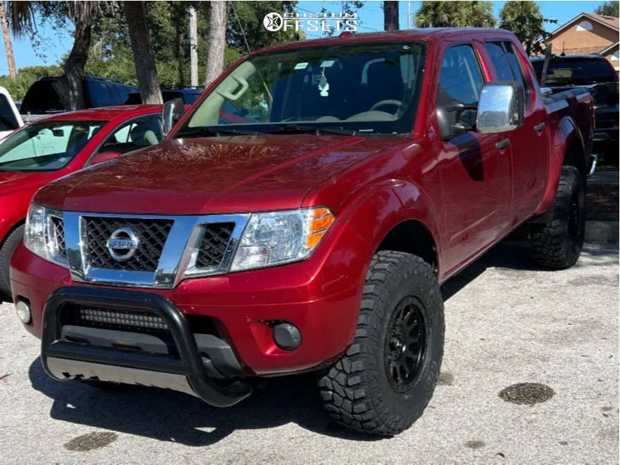2018 Nissan Frontier with 16x8 15 Fuel Vector and 285/75R16 Cooper ...