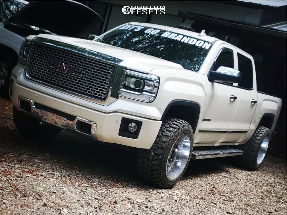 2015 GMC Sierra 1500 with 20x12 -44 Hostile Fury and 33/12.5R20 Radar ...