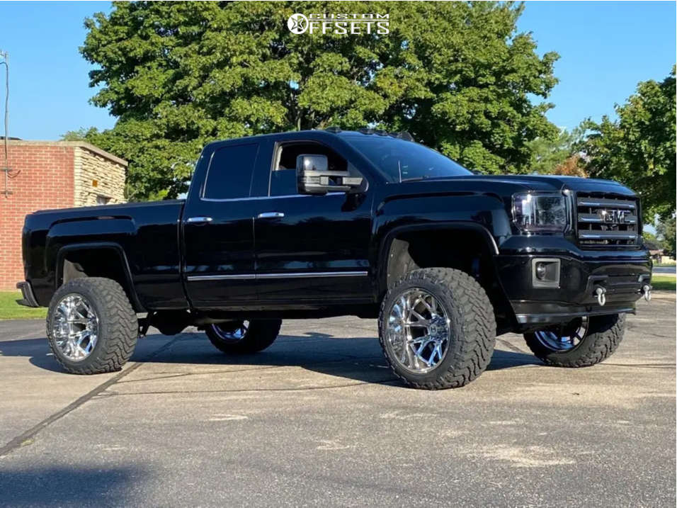 2015 GMC Sierra 1500 with 22x14 -76 Hostile Rage and 35/13.5R22 Venom ...