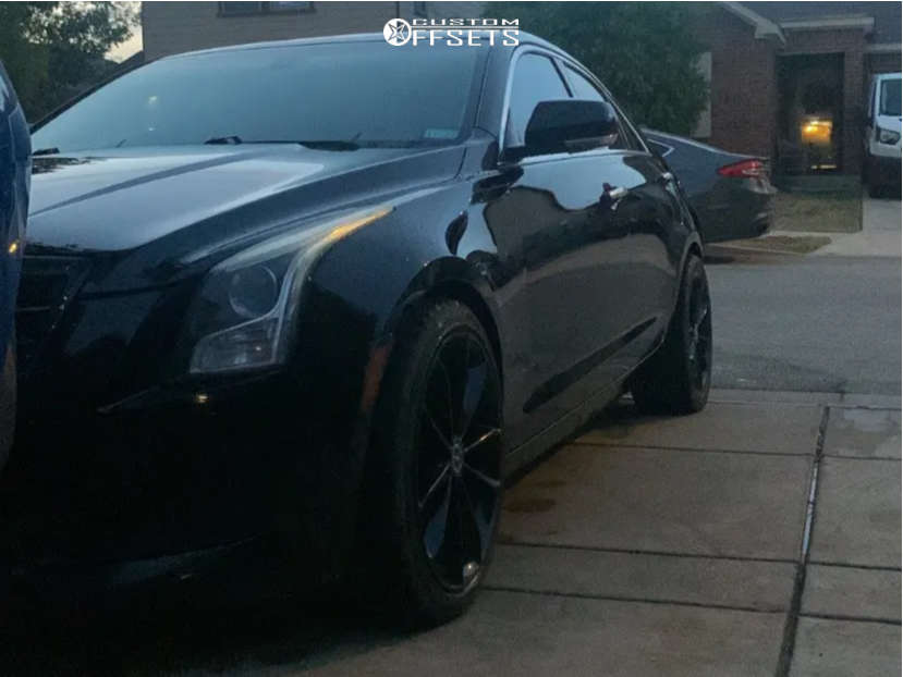 2014 Cadillac ATS with 18x8 15 Platinum Revelation and 225/45R18 ...