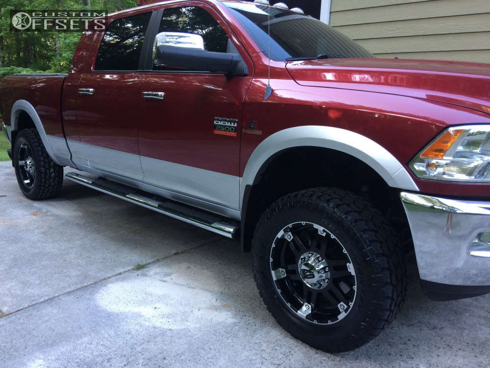 2012 Ram 2500 with 20x8.5 18 XD Spy and 295/60R20 Toyo Tires Open ...