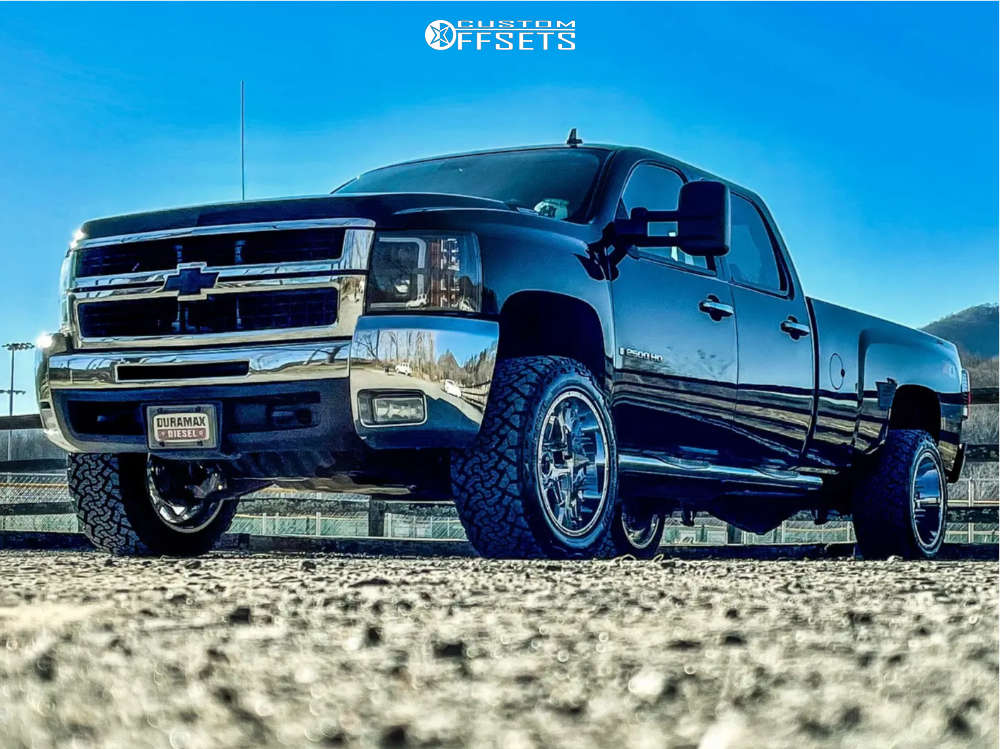 2008 Chevrolet Silverado 2500 HD with 20x12 -51 Vision Sliver and 33/12 ...