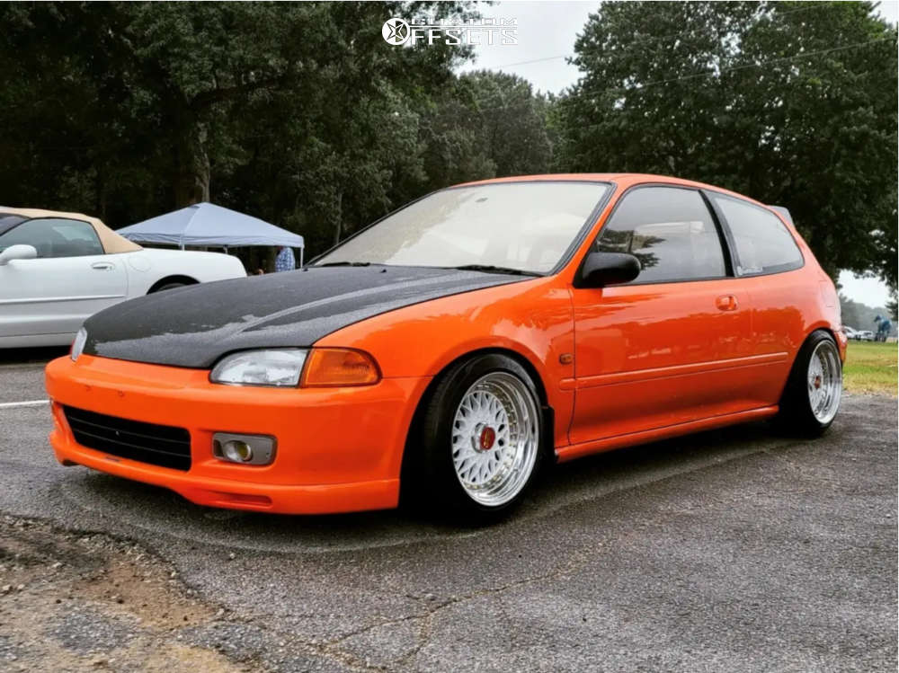 1992 Honda Civic with 15x8.5 20 BBS Rs and 195/50R15 Toyo Tires Extensa ...