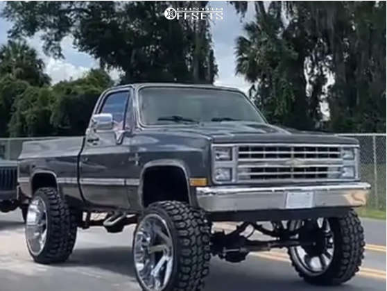 1987 Chevrolet K10 with 26x14 -81 ARKON OFF-ROAD Lincoln and 37/13.5R26 ...