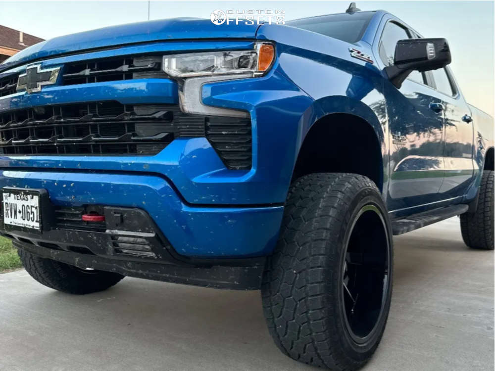 2022 Chevrolet Silverado 1500 with 22x12 -51 ARKON OFF-ROAD Lincoln and ...