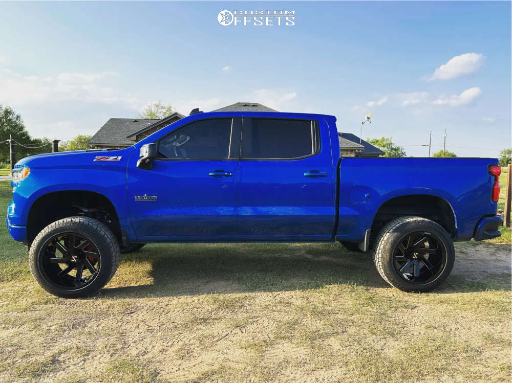 2022 Chevrolet Silverado 1500 with 22x12 -51 ARKON OFF-ROAD Lincoln and ...