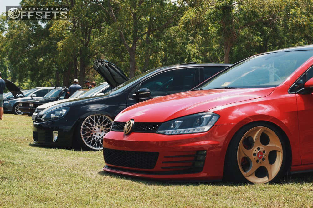 2015 Volkswagen GTI with 18x8.5 35 Ronal Other and 215/40R18 Nankang NS ...