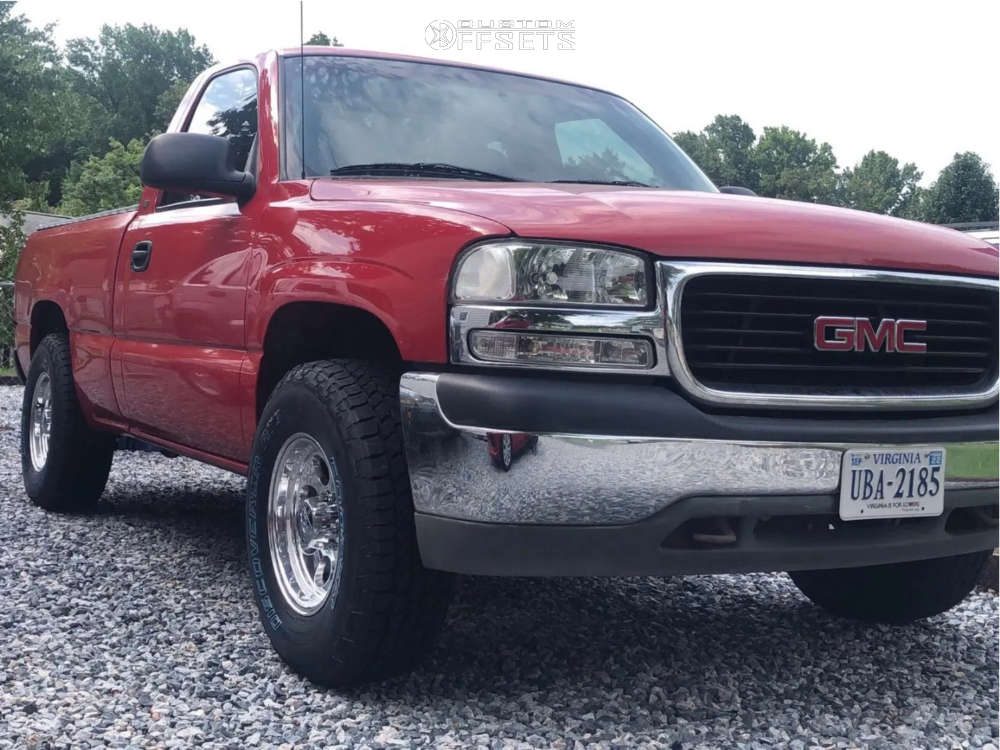 2000 GMC Sierra 1500 with 16x8 -5 Alloy Ion Style 171 and 265/75R16 Cooper Discoverer At3 4s and ...