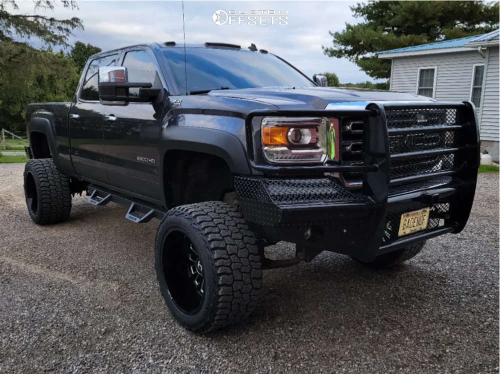 2015 GMC Sierra 2500 HD with 22x14 -76 Hostile Fury and 35/15.5R22 ...