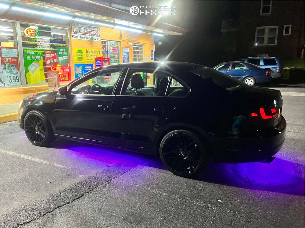 2013 Volkswagen Jetta with 19x8.5 35 Curva C300 and 235/35R19 Achilles ...
