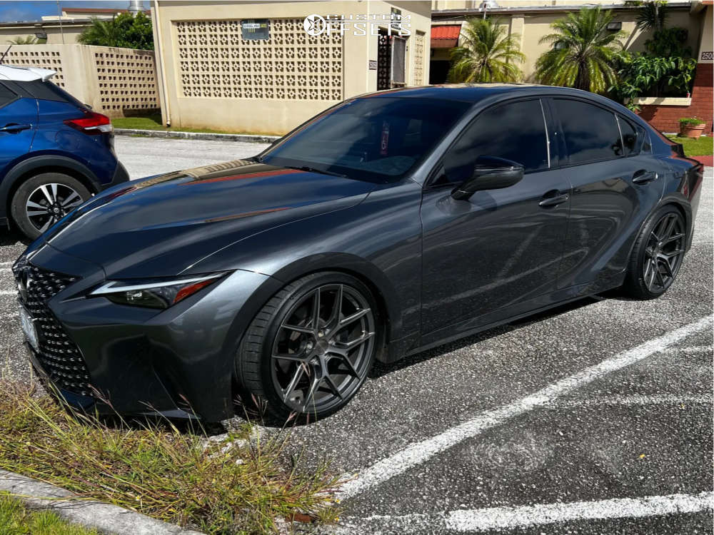 2021 Lexus IS300 with 20x9 38 Avant Garde M580r and 235/35R20 Michelin ...