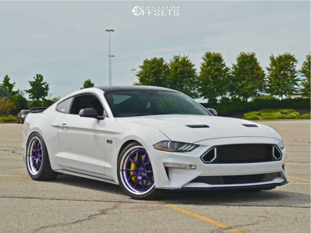 2020 Ford Mustang with 20x9.5 20 Forgeline Ga3 and 255/35R20 Firestone ...