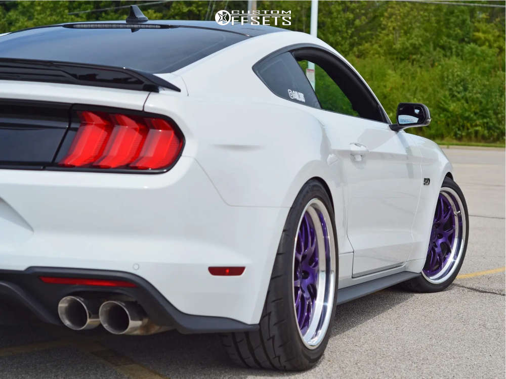 2020 Ford Mustang with 20x9.5 20 Forgeline Ga3 and 255/35R20 Firestone ...