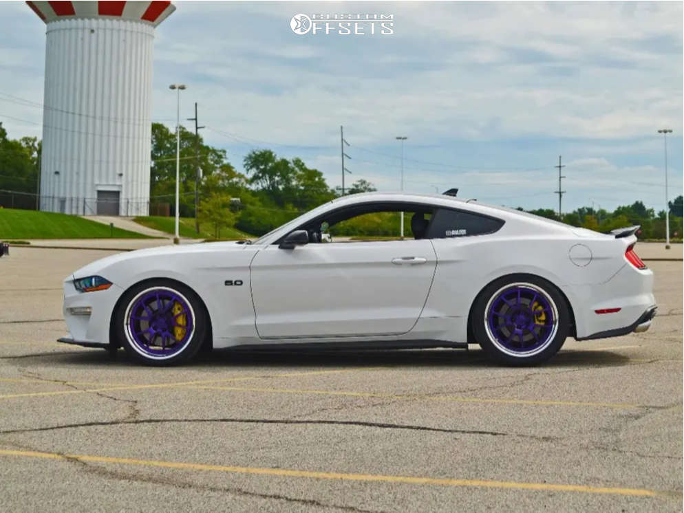 2020 Ford Mustang with 20x9.5 20 Forgeline Ga3 and 255/35R20 Firestone ...