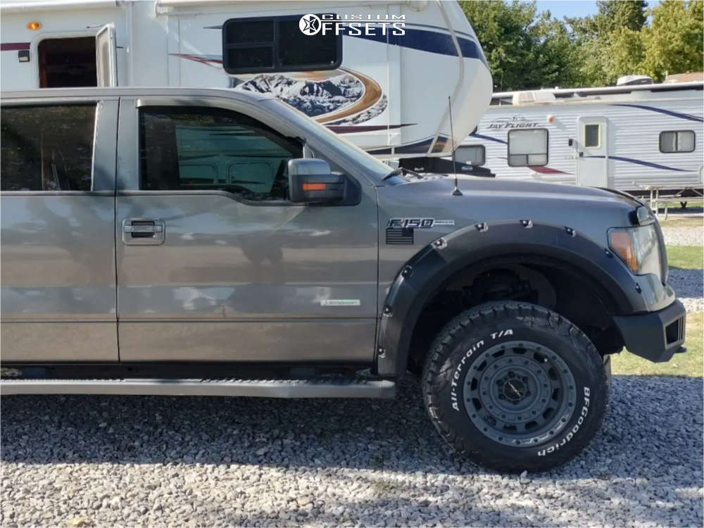 2011 Ford F-150 with 18x9.5 -18 Vision Tactical and 285/60R18 ...