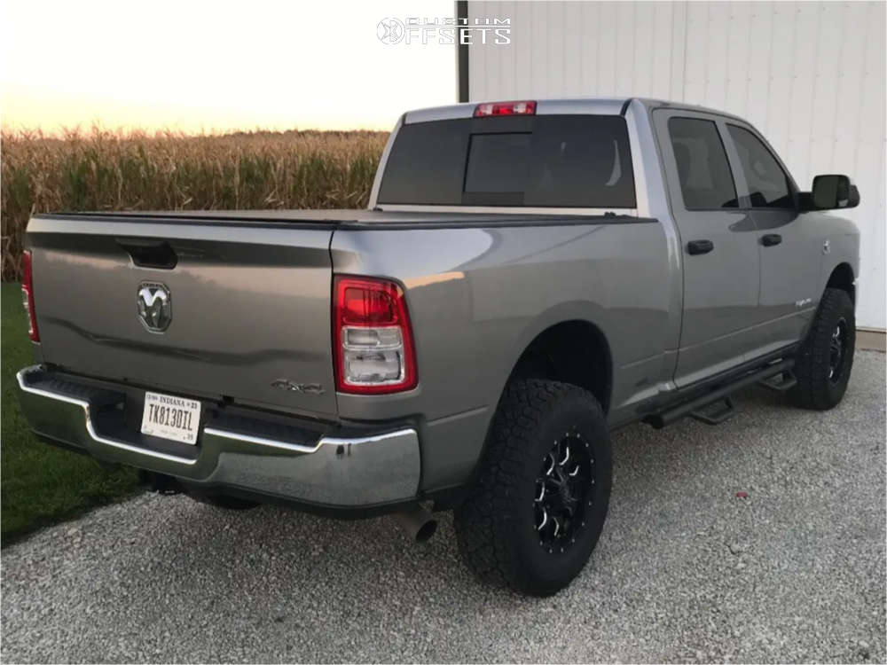2020 Ram 2500 with 18x9 18 Mayhem Warrior and 295/70R18 Nitto Recon ...