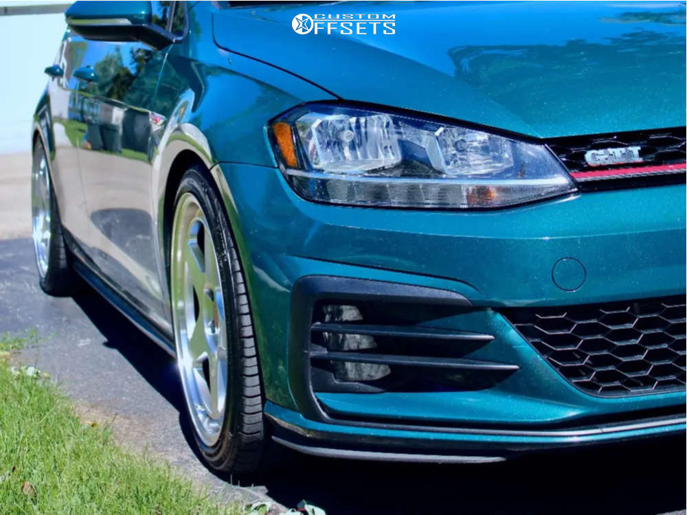 2018 Volkswagen GTI with 18x8.5 35 Kansei Knp and 225/40R18 Delinte D7 ...