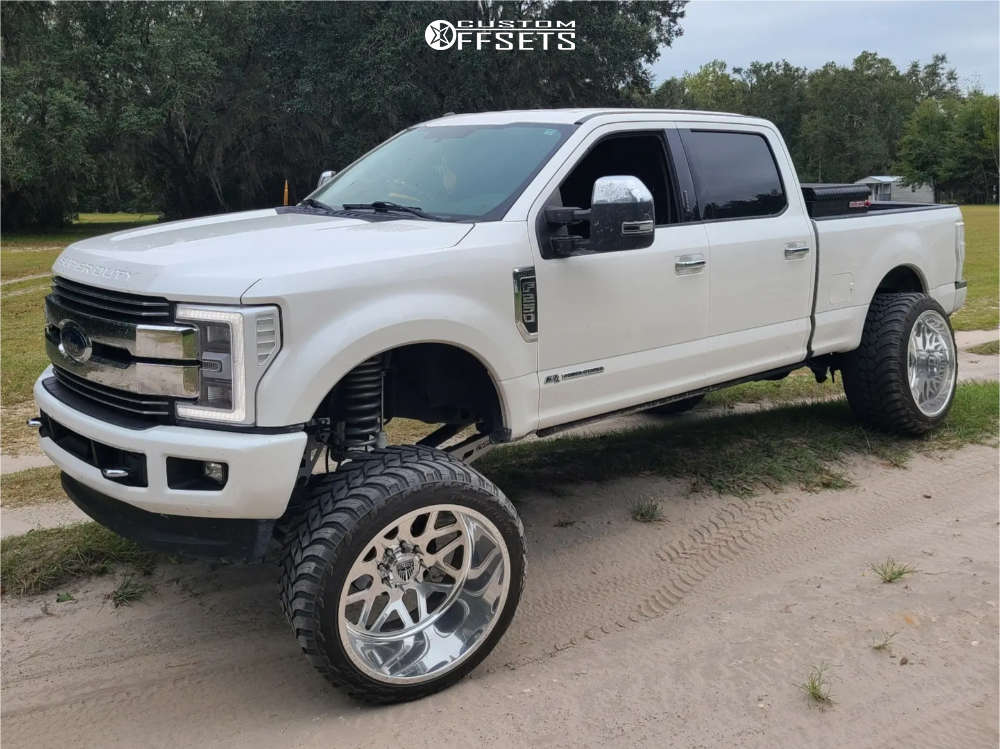 2017 Ford F-250 Super Duty with 26x16 -103 Specialty Forged Sf009 and ...