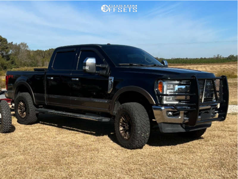 2017 Ford F-250 Super Duty with 20x10 -18 Fuel Rebel 8 and 37/12.5R20 ...