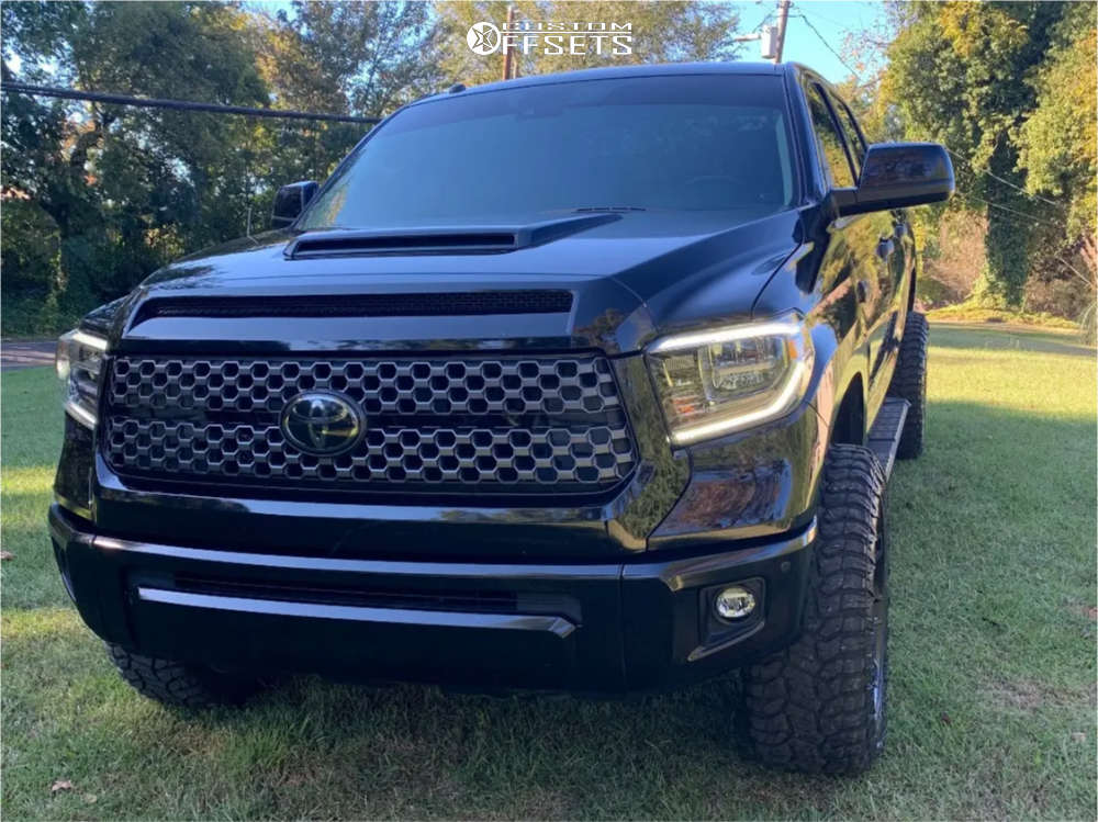 2018 Toyota Tundra with 20x10 -18 Hartes Metal Offroad Crossbow and 285 ...