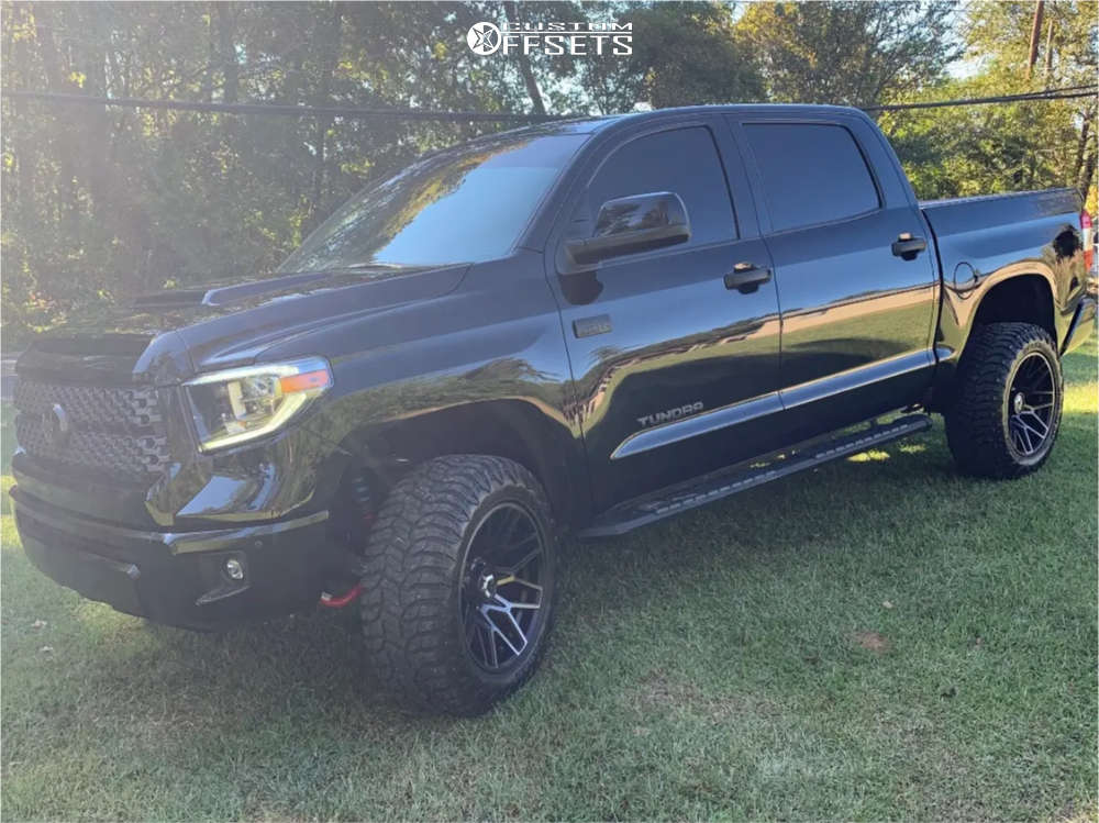 2018 Toyota Tundra with 20x10 -18 Hartes Metal Offroad Crossbow and 285 ...