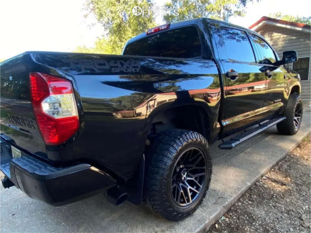 2018 Toyota Tundra with 20x10 -18 Hartes Metal Offroad Crossbow and 285 ...