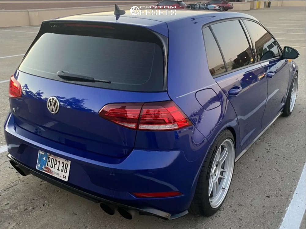 2018 Volkswagen Golf R with 18x9 35 Enkei Rpf1 and 235/40R18 Michelin ...