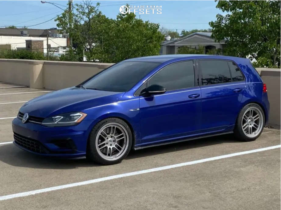 2018 Volkswagen Golf R with 18x9 35 Enkei Rpf1 and 235/40R18 Michelin ...