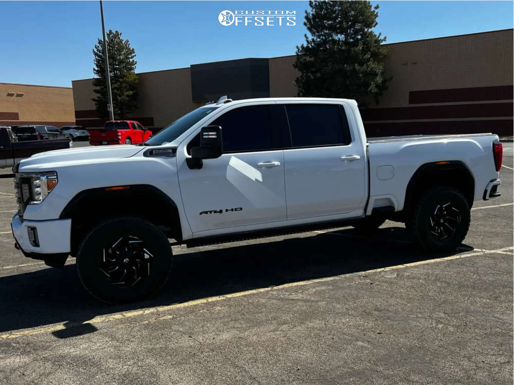 2021 GMC Sierra 2500 HD with 20x10 -18 Fuel Reaction and 37/12.5R20 ...