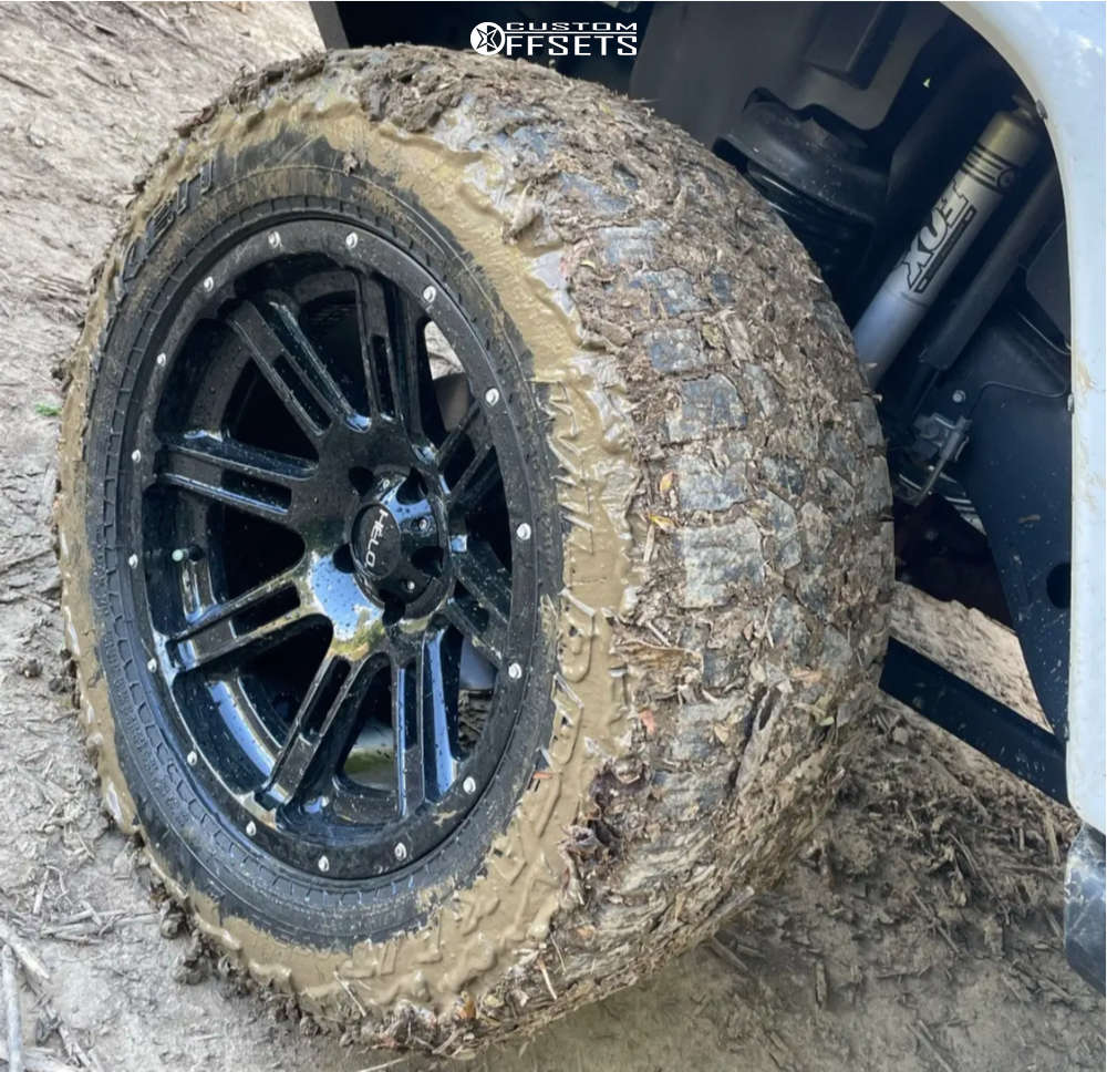 2017 Jeep Wrangler with 20x10 -24 Helo He900 and 305/55R20 Falken ...