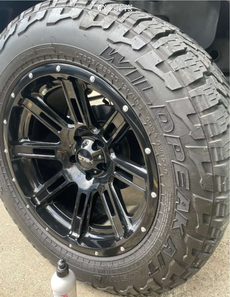 2017 Jeep Wrangler with 20x10 -24 Helo He900 and 305/55R20 Falken ...