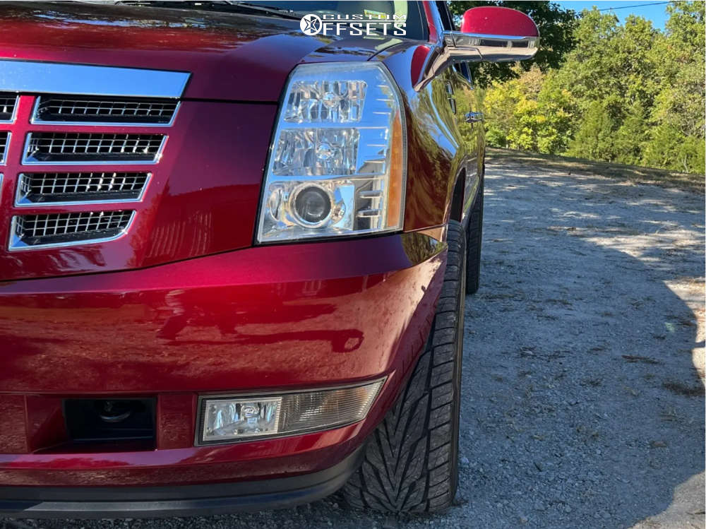2009 Cadillac Escalade ESV with 22x9.5 20 Fuel Maverick and 305/45R22 ...