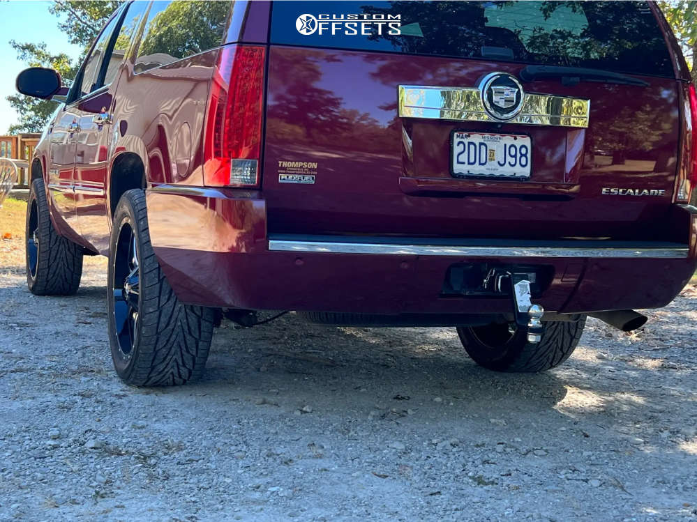 2009 Cadillac Escalade ESV with 22x9.5 20 Fuel Maverick and 305/45R22 ...