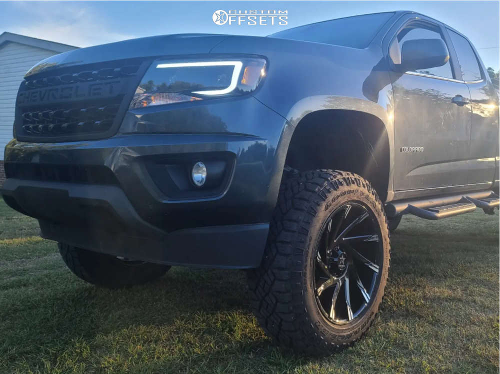 2019 Chevrolet Colorado with 20x10 -12 RBP 77r and 275/60R20 Goodyear Wrangler Duratrac and ...
