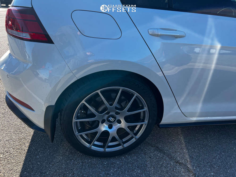 2019 Volkswagen Golf R with 18x8.5 45 Neuspeed RSe12 and 245/40R18 ...