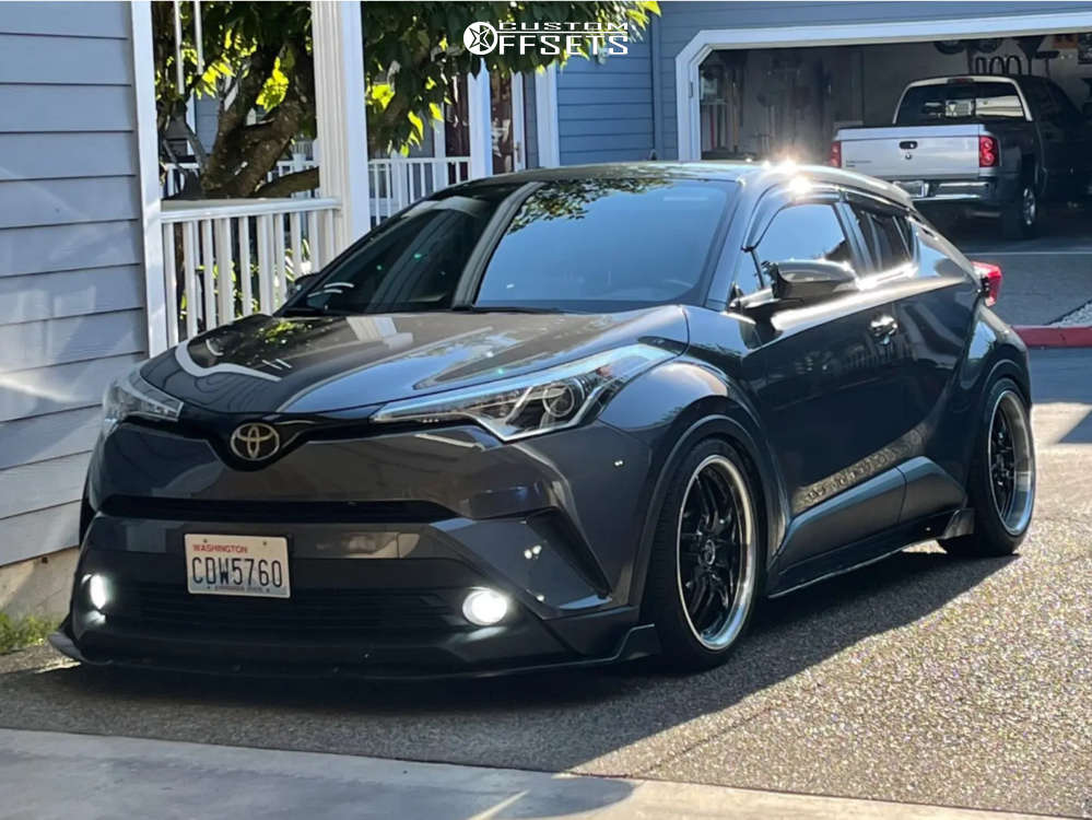 2019 Toyota C-HR with 19x8.5 33 Firenze Wheels Model 337 and 245/35R19 ...