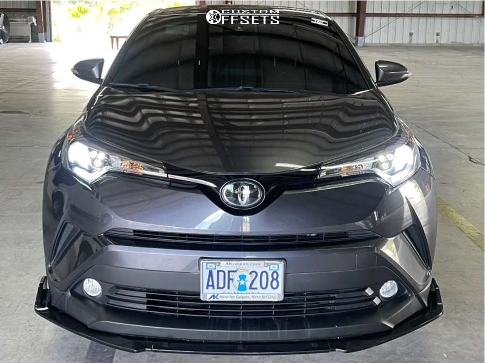 2019 Toyota C-HR with 19x8.5 33 Firenze Wheels Model 337 and 245/35R19 ...
