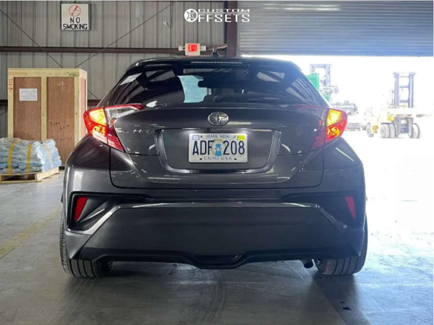 2019 Toyota C-HR with 19x8.5 33 Firenze Wheels Model 337 and 245/35R19 ...